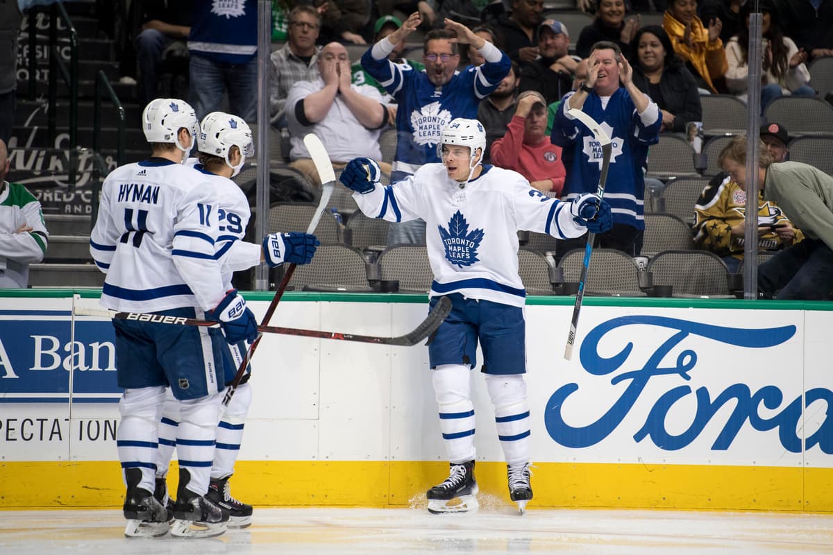 Auston Matthews totally changed his shot again, because why not?