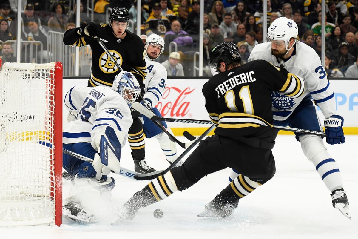 Maple Leafs vs Bruins Game 2 starting lineups and other notes