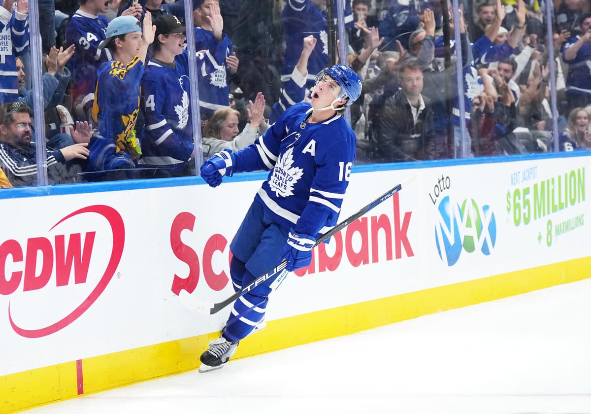 Knee Jerk Reaction: Mitch Marner puts Maple Leafs on his back with ...