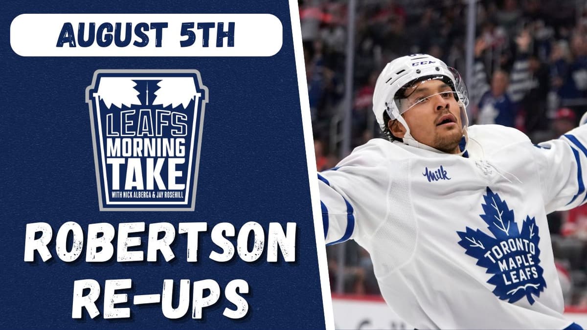 The Leafs are hanging onto Nick Robertson, but it still feels temporary ...